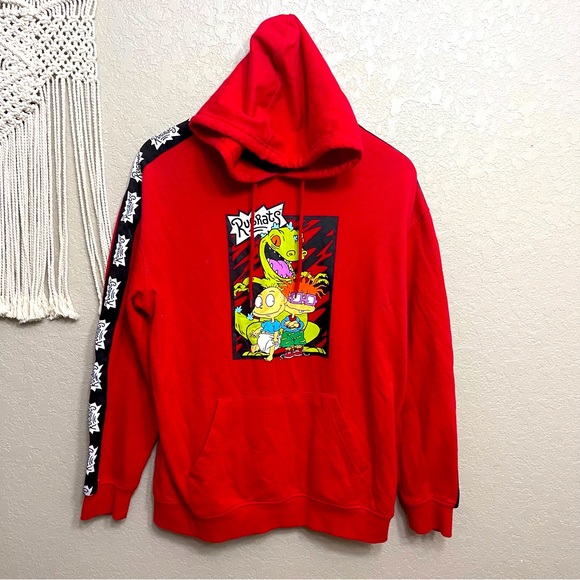 Nickelodeon | Tops | Rugrats Hoodie Red Fun Pull Over Size M | Poshmark